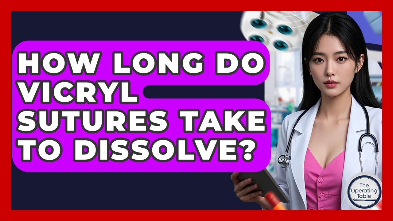 How Long Do Vicryl Sutures Take To Dissolve? - The Operating Table ...