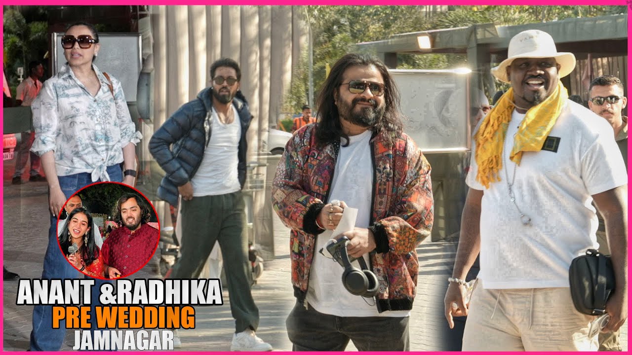 Rani Mukerji,Akon,Hardik Pandya,leaving From Jamnagar Anant Ambani ...