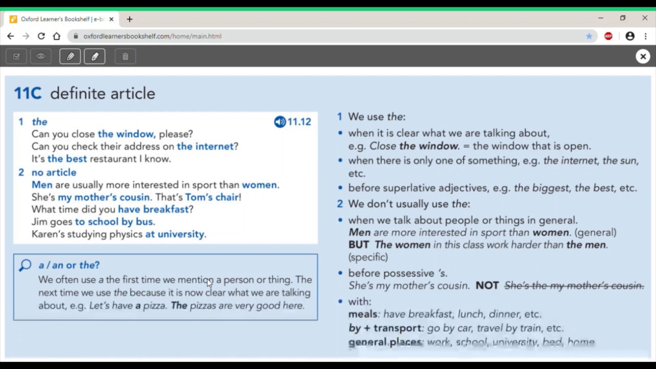 English File Elementary Unit 11C Part 3 - YouTube