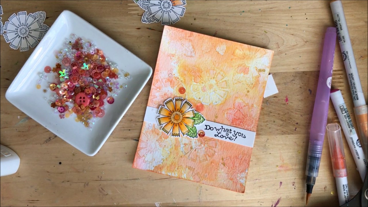 Multiple approaches to 1 stamp featuring Pink Ink - YouTube