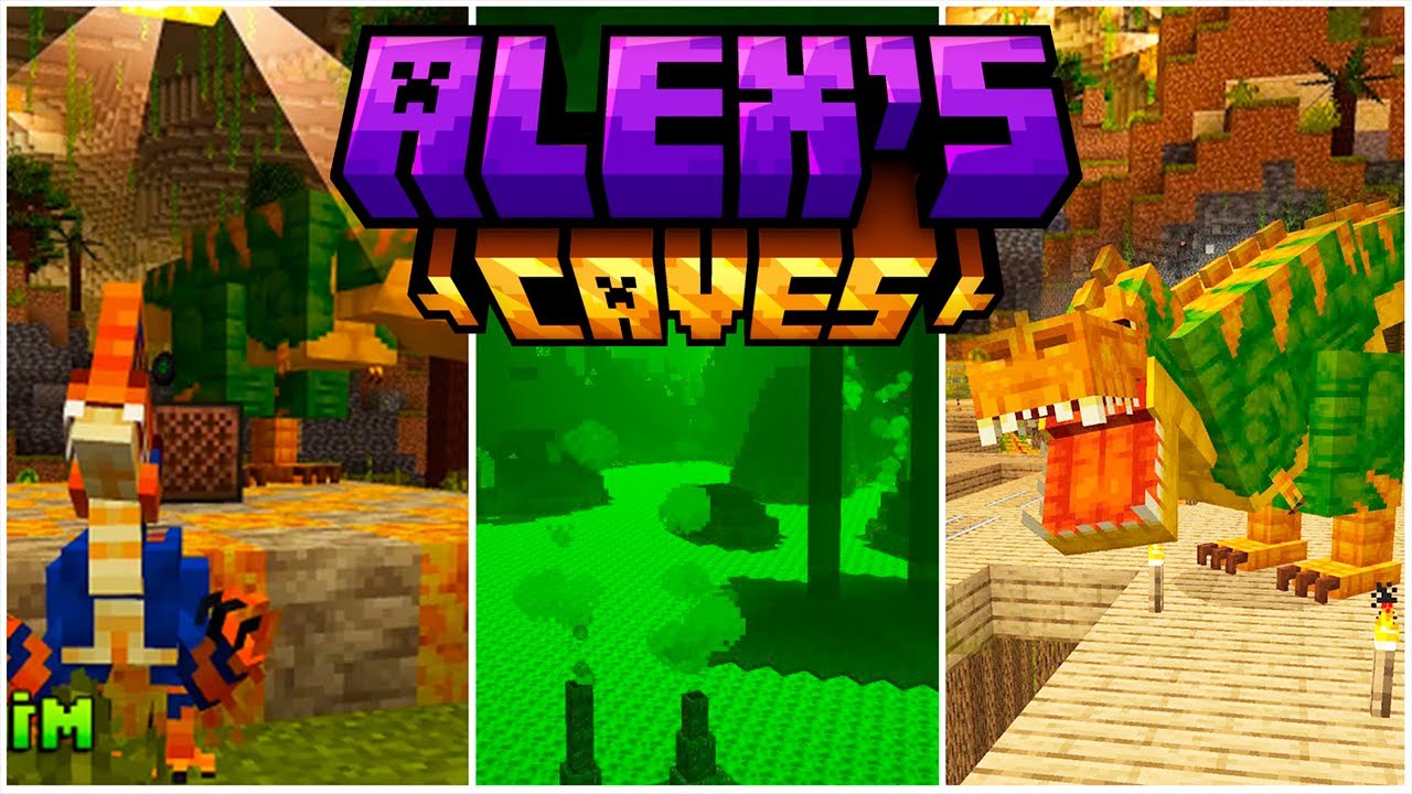 ALEX'S CAVES MOD MINECRAFT: DATA DE LANÇAMENTO!!! - YouTube