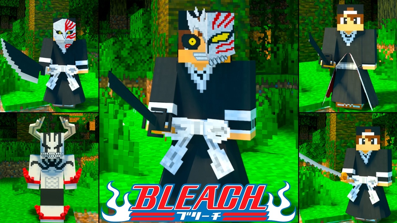 ESSA É NOVA ADDON BLEACH NO MINECRAFT PE 1.21.82+ - YouTube