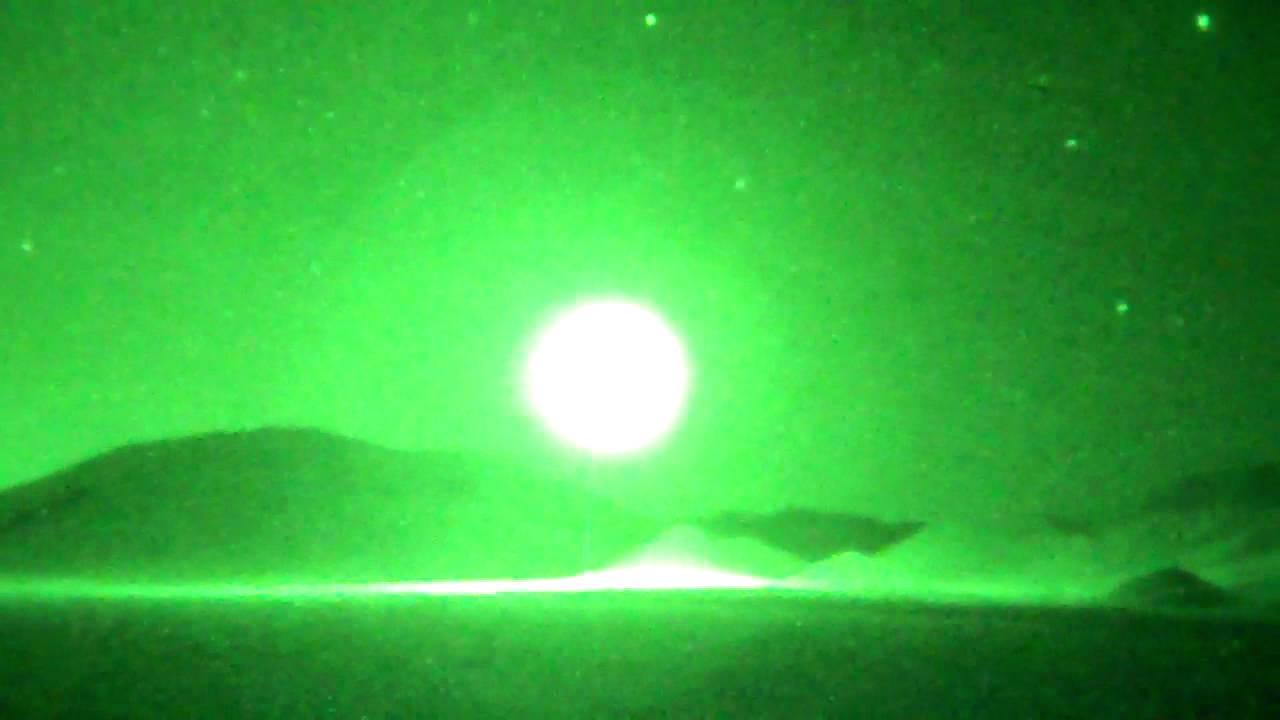 Night vision look at USMC Huey and Cobra helicopter night shoot at ...