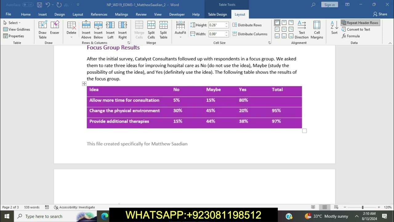 Word 2019 Module 3 End of Module Project 1 | NP_WD19_EOM3-1 | Module 3 End of Module Project 1 ...