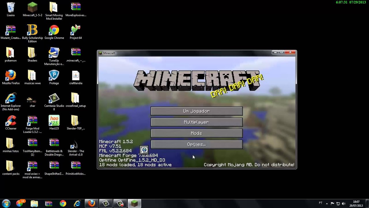 minecraft 1.5.2 como baixar e instalar pack com os melhores mods ...