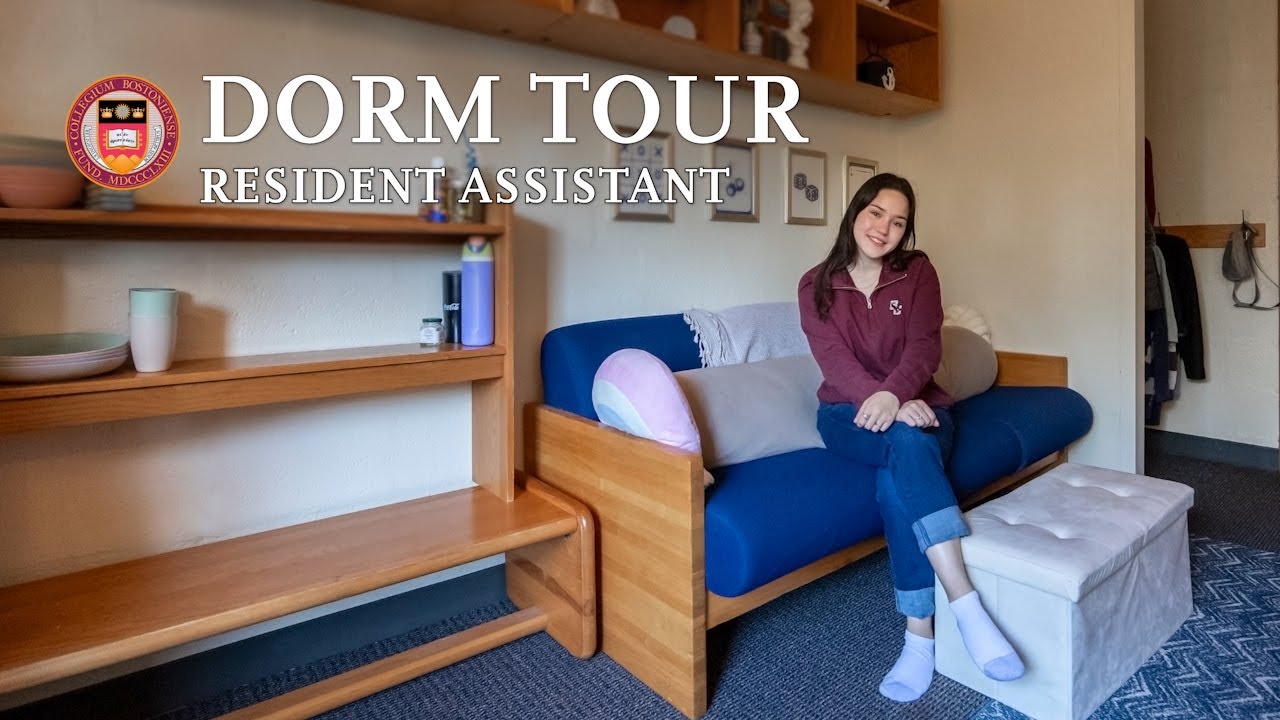 Boston College Dorm Tour | Resident Assistant - YouTube