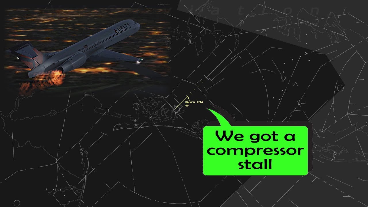 [REAL ATC] Delta B717 suffers ENGINE COMPRESSOR STALL at JFK! - YouTube