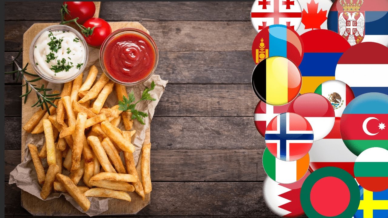 French fries in different languages | Part II - YouTube