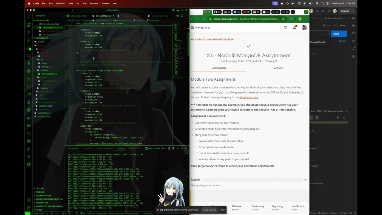 2.6 - NodeJS MongoDB Assignment - YouTube