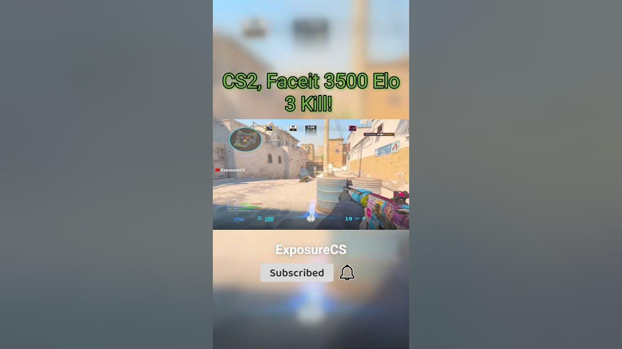 CS2, Faceit 3500 Elo, 3 Kill! #shorts #cs2 #keşfet #cs2clips #cs2highlights #csgo - YouTube