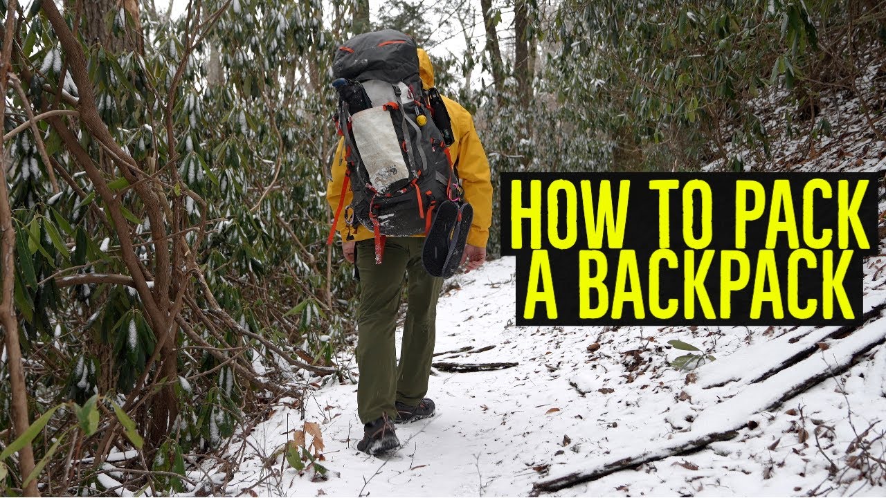 How to Pack a Backpack for Backpacking - YouTube
