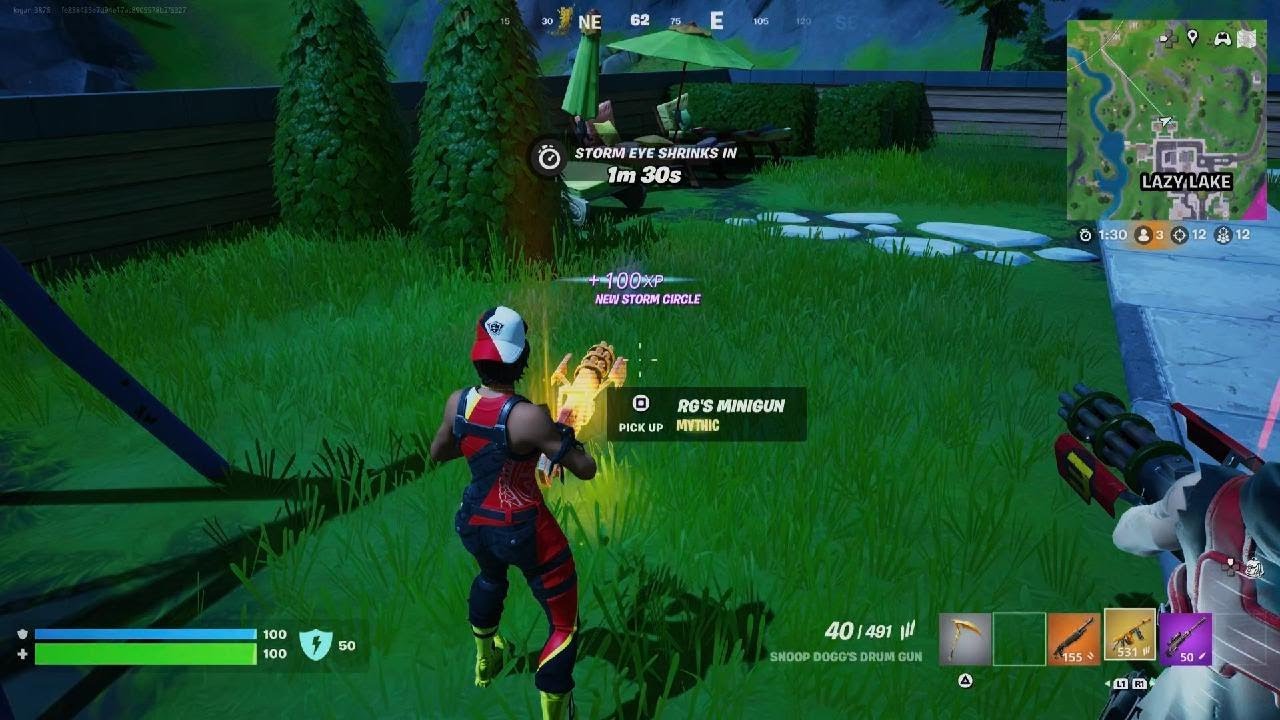 Fortnite RG MINIGUN AND OTHER MYTHIC TRYS - YouTube