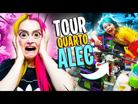 BAGUNCEI TUDO 😱 TOUR PELO MEU QUARTO ( Alec Vlogs )