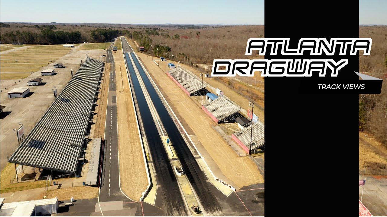 Atlanta Dragway track views One Day One Drone - YouTube