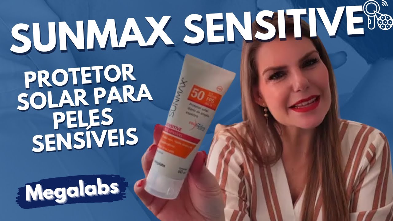 Resenha e teste do PROTETOR SOLAR SUNMAX SENSITIVE FPS 50 COM 60ML ...