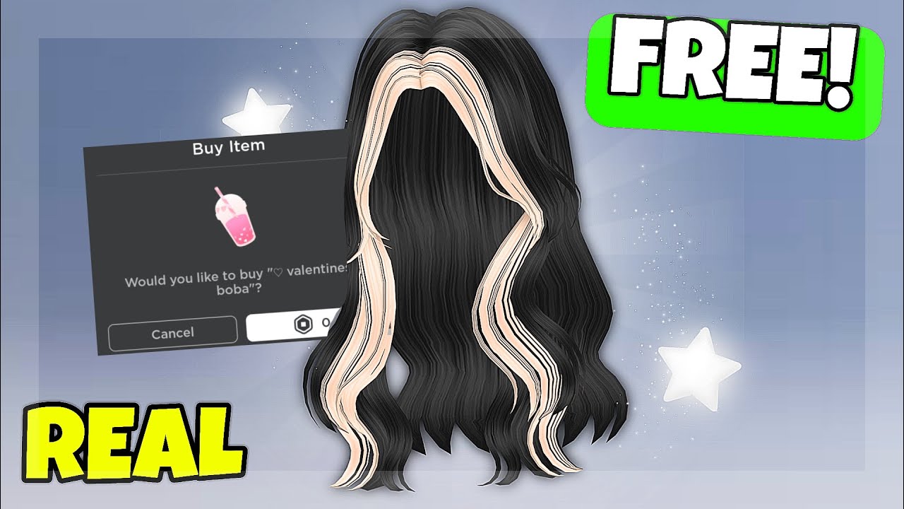 FREE HAIR (NEW) ON ROBLOX! - YouTube