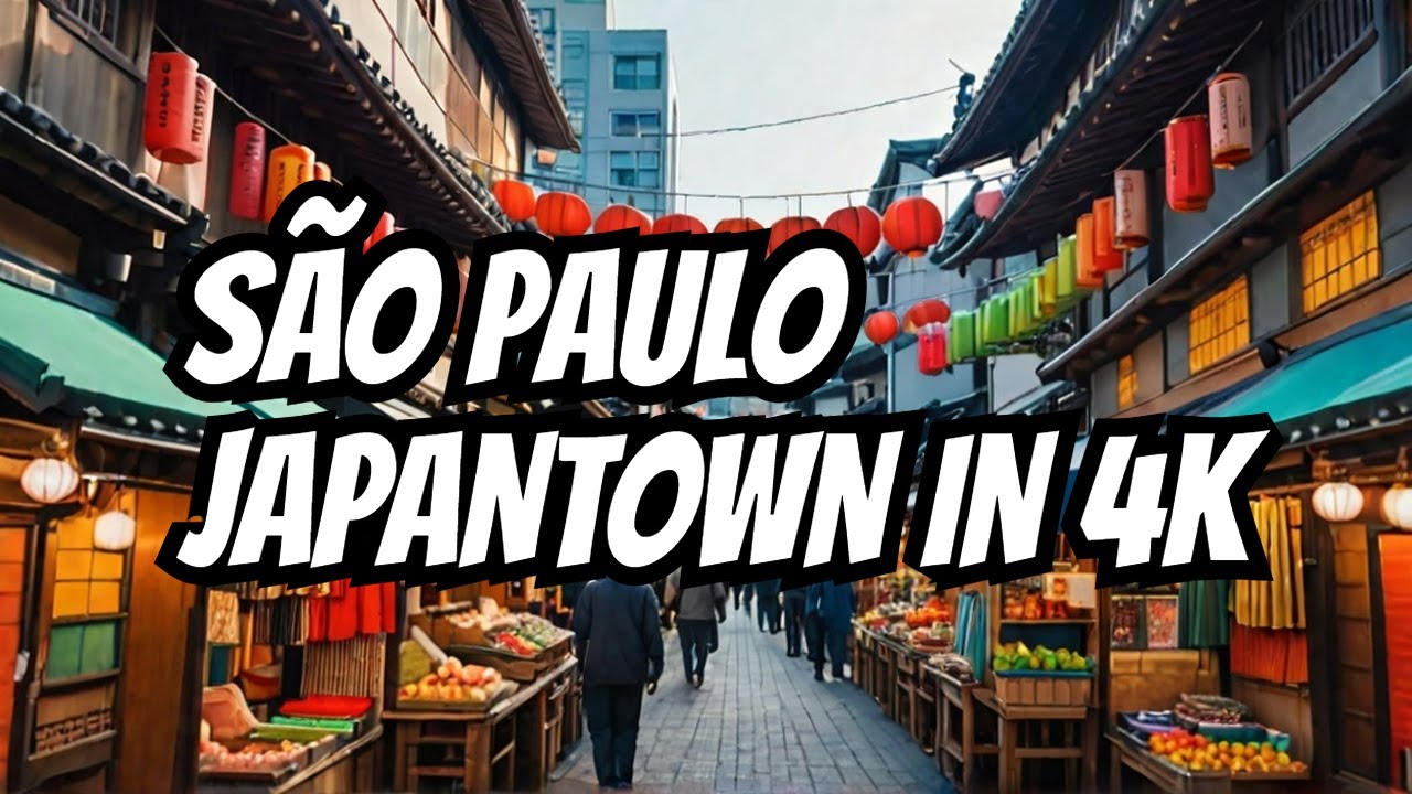 São Paulo’s Liberdade District 🇧🇷: Exploring Brazil’s Japantown in 4K ...