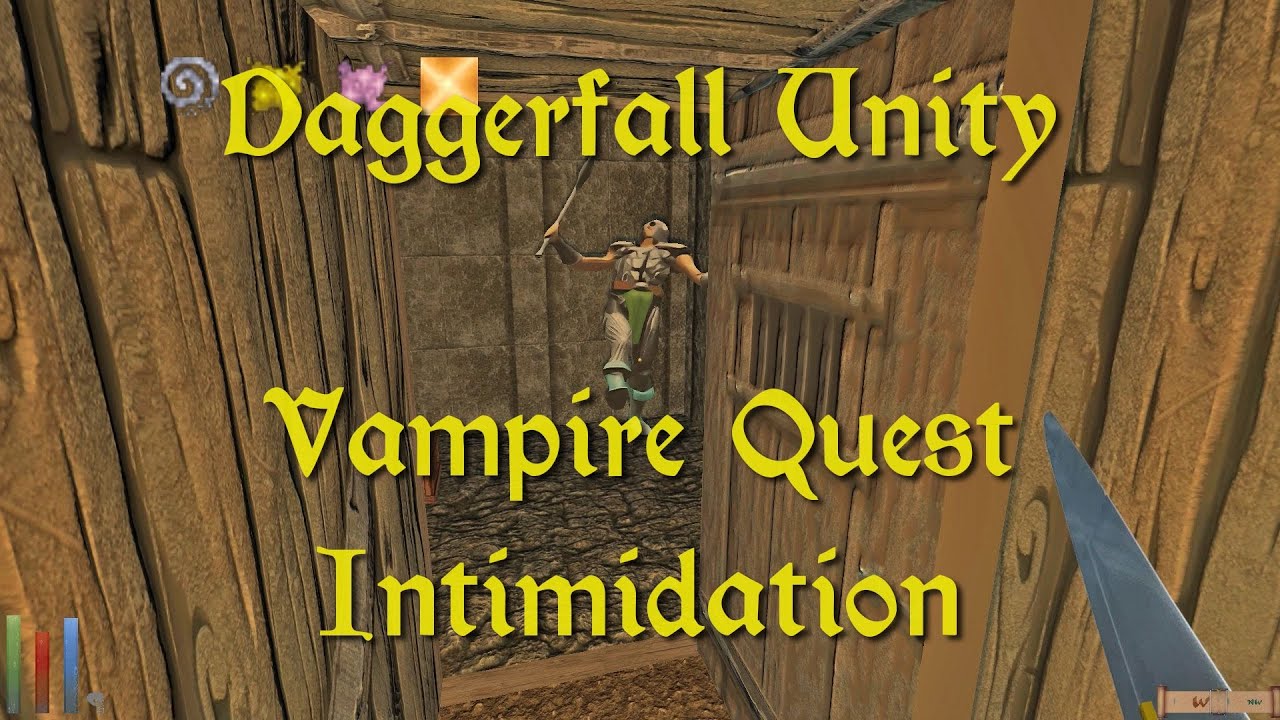 Daggerfall Unity — 228 — Vampire Quest — Intimidation - YouTube