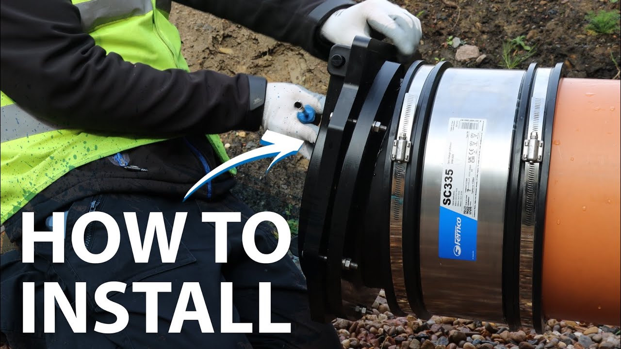 How To Install A Fernco Spigot Mounted Flap Valve - YouTube