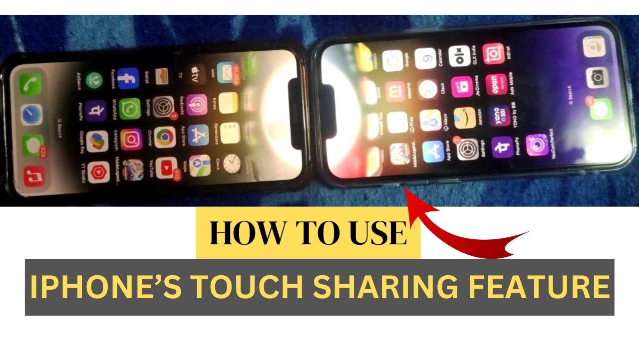 How To Use Iphone's Touch Sharing Features | How To Use Iphone's Touch ...