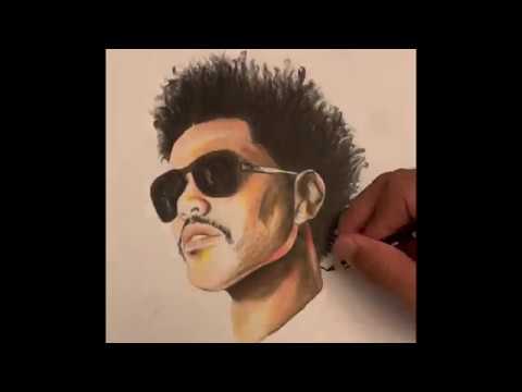 Drawing The Weeknd - YouTube