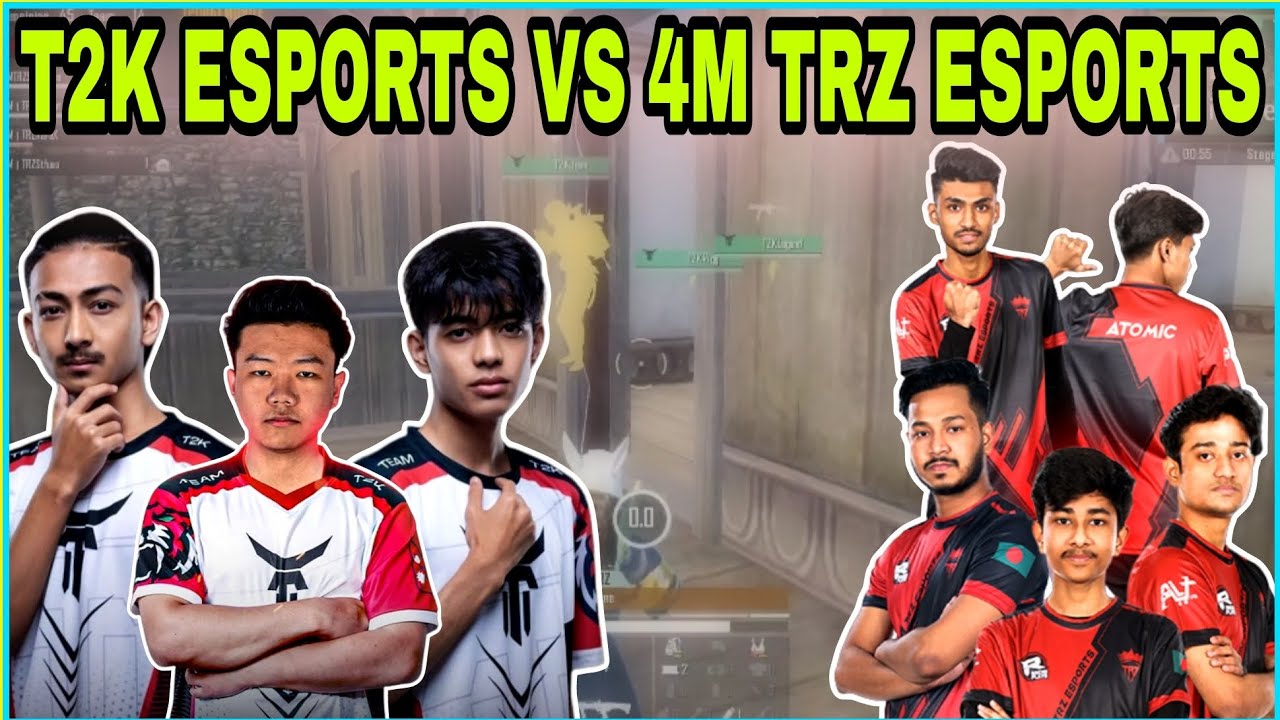 T2K Esports vs 4M TRZ Esports | T2K vs TRZ 3v4 Fight 🔥 | Clash with kvn ...