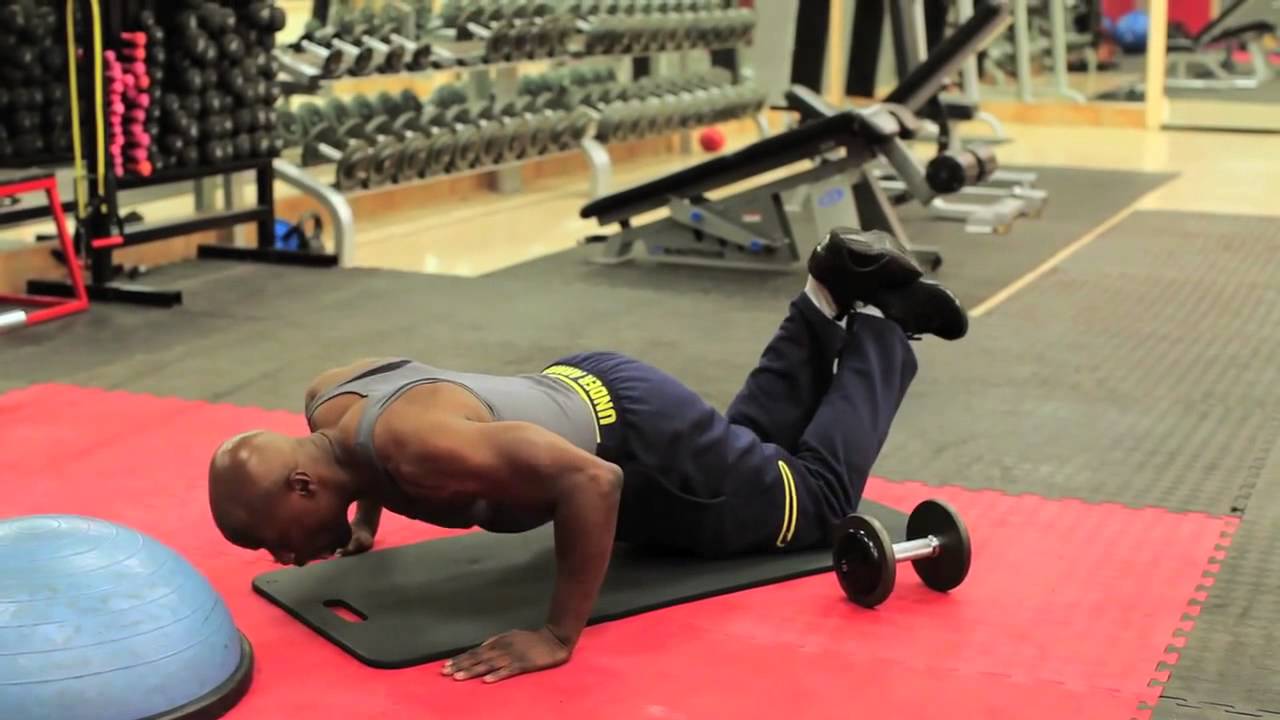 Push-Ups: Weights, Rows and Bosu Ball - YouTube