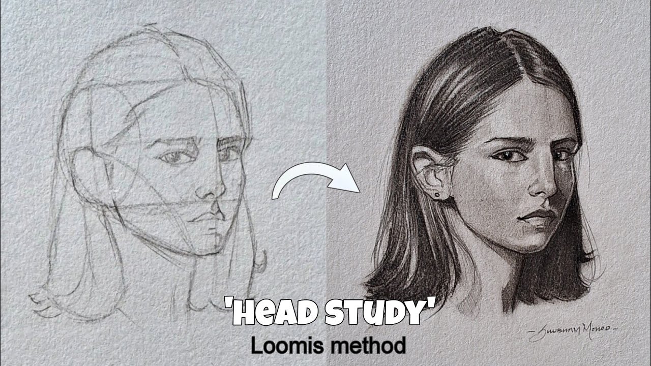 Unlock Your Inner Artist: Learn to Draw Portrait with the Loomis Method ...