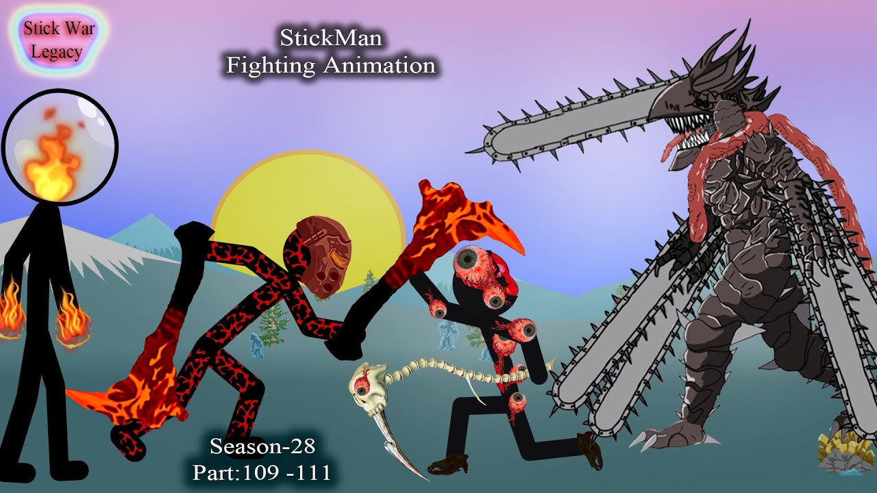 StickMan Fighting Animation - Season 28 - Part 109 - 111 - StickWar ...