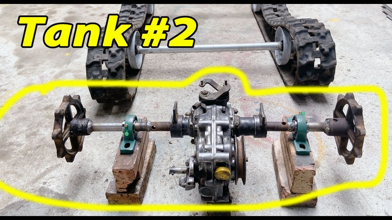 Homemade tank part 2: Tank axle set - YouTube