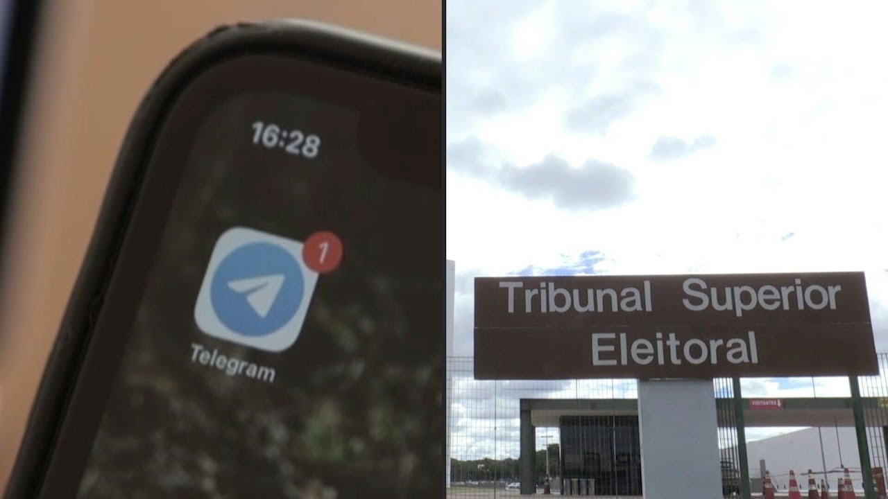 TSE anuncia acordo com Telegram | AFP - YouTube