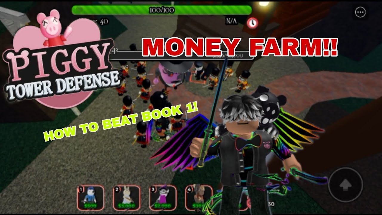 HOW TO BEAT BOOK 1 IN PIGGY TOWER DEFENSE, ROBLOX! EASIEST WAY + MONEY FARM!🤩👑🐷 - YouTube