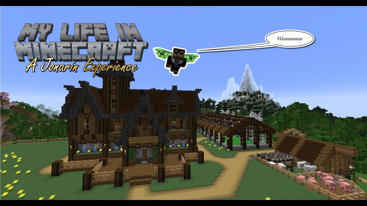 My Life in Minecraft Ep 4 Yeah, I can fly - YouTube
