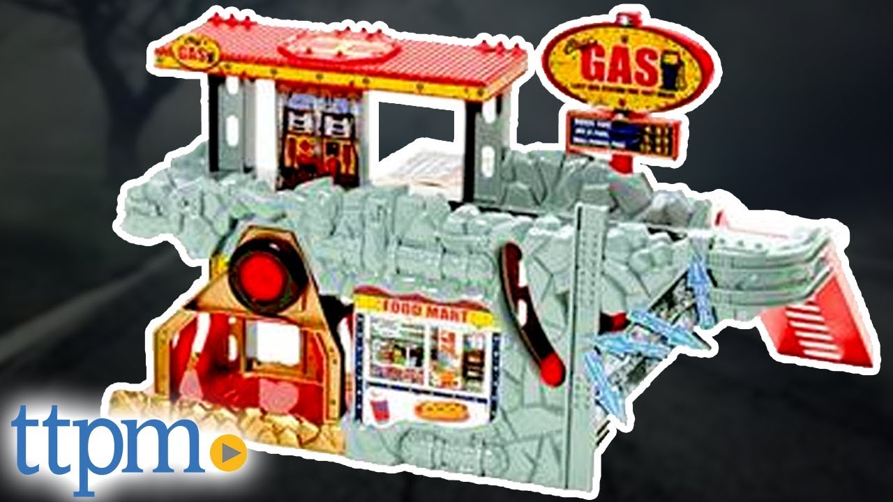 Matchbox Cliff Hanger Service Station from Mattel - YouTube