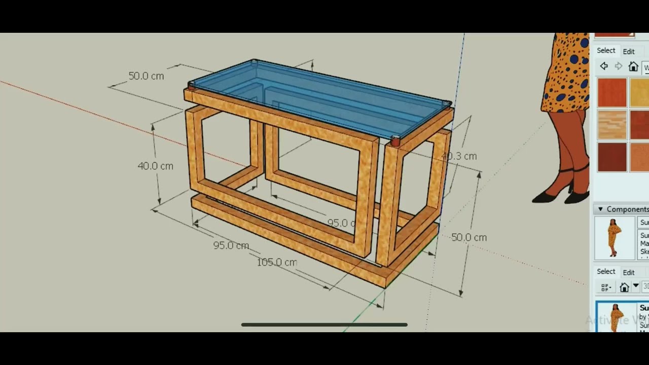 UNIQUE TEAPOY CONSTRUCT - SKETCHUP PRO SOFTWARE - YouTube