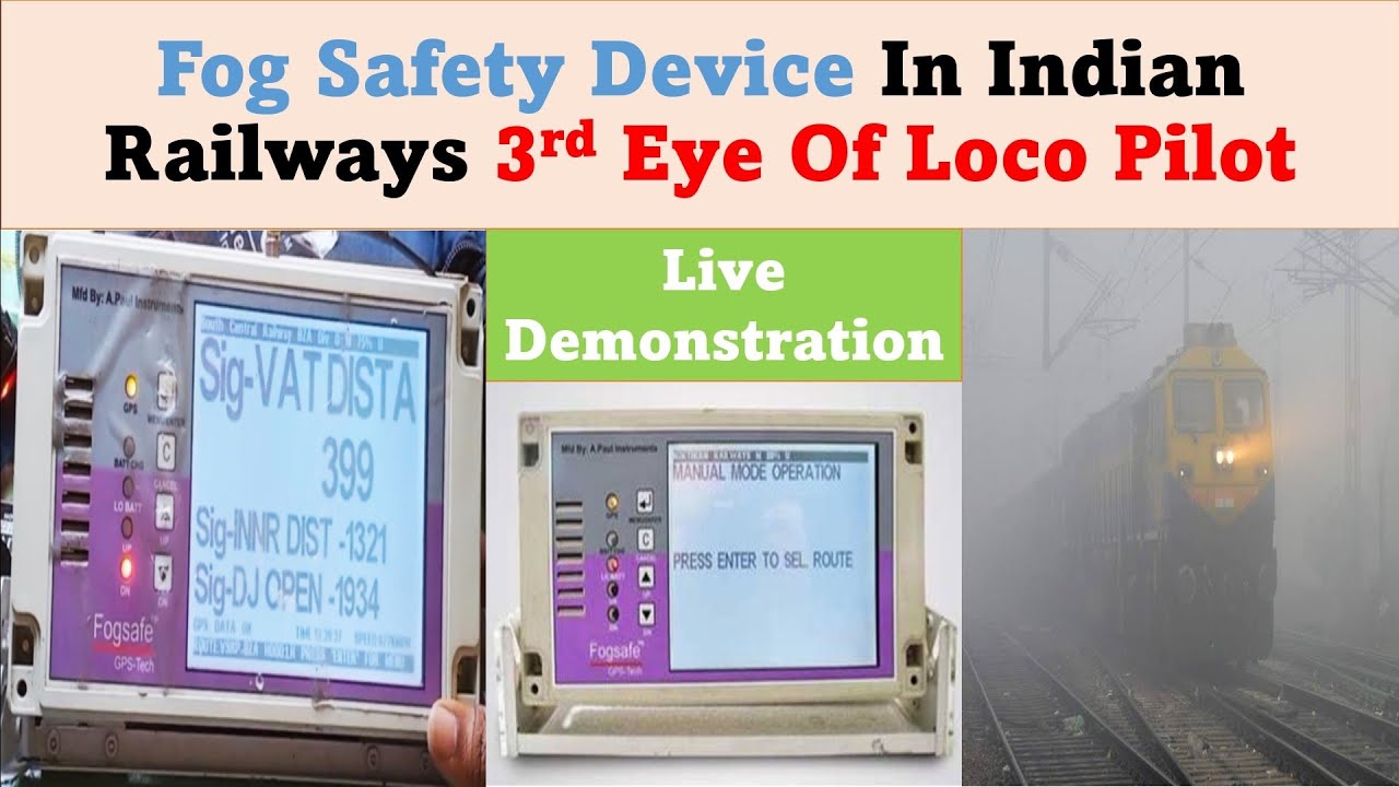 Fog Safety Device In Indian Railway Working Live Demonstration - YouTube