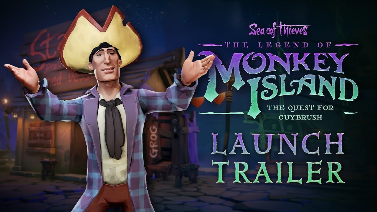 Sea of Thieves Legenda Monkey Island - Zadanie dla Guybrusha - ZWIASTUN ...