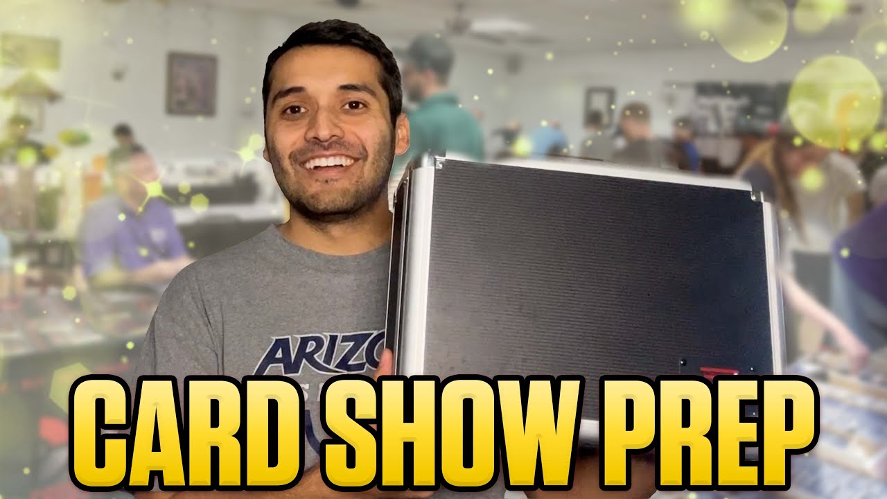 Preparing for DAY ONE of the BIGGEST SPORTS CARD SHOW OF THE YEAR ...