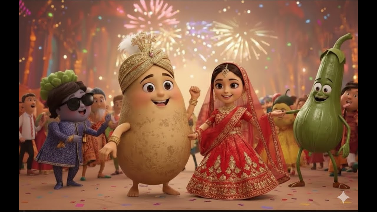 Funny Potato Wedding 🥔💍 | Cartoon Comedy Video for Kids - YouTube
