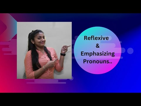 Identify Reflexive and Emphasizing Pronoun 🥰👀|| ExamPrep#grammar # ...