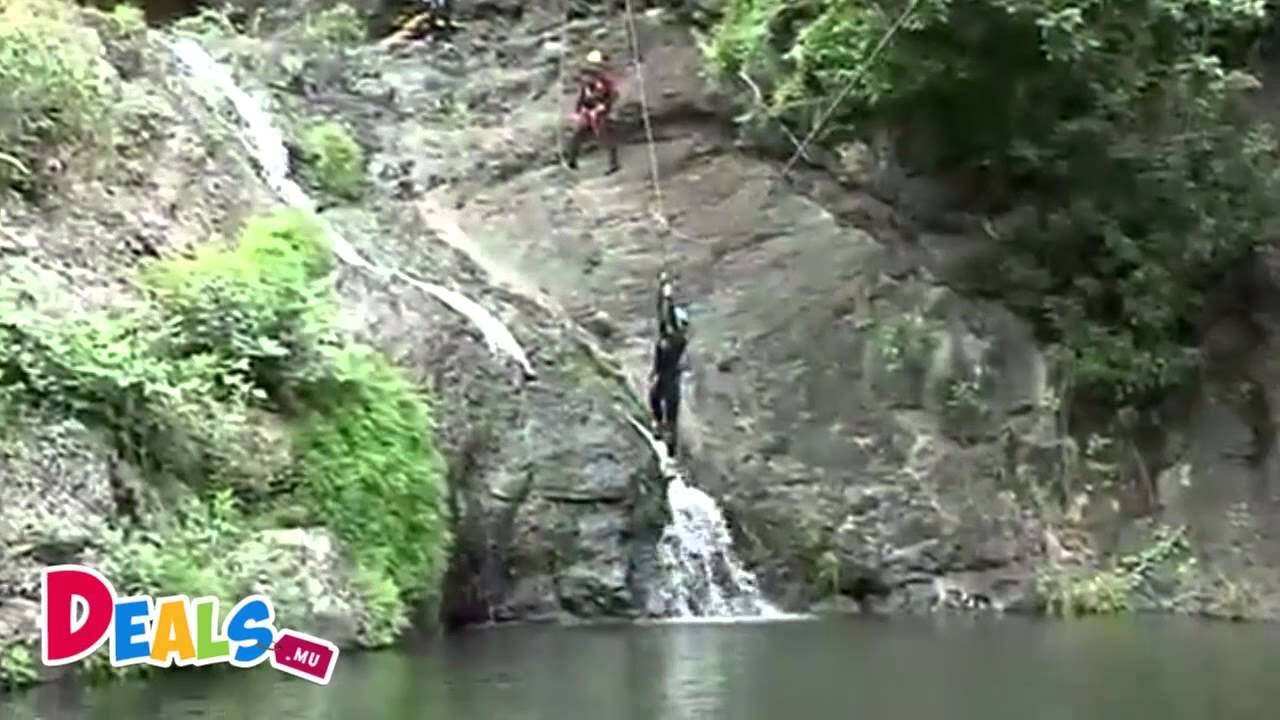 Canyoning - Rivière Papayes – Casela (Mauritius – Ile Maurice) - YouTube