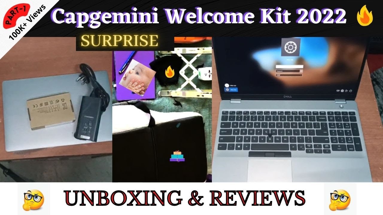Capgemini Welcome Kit || Unboxing My first welcome kit | # ...