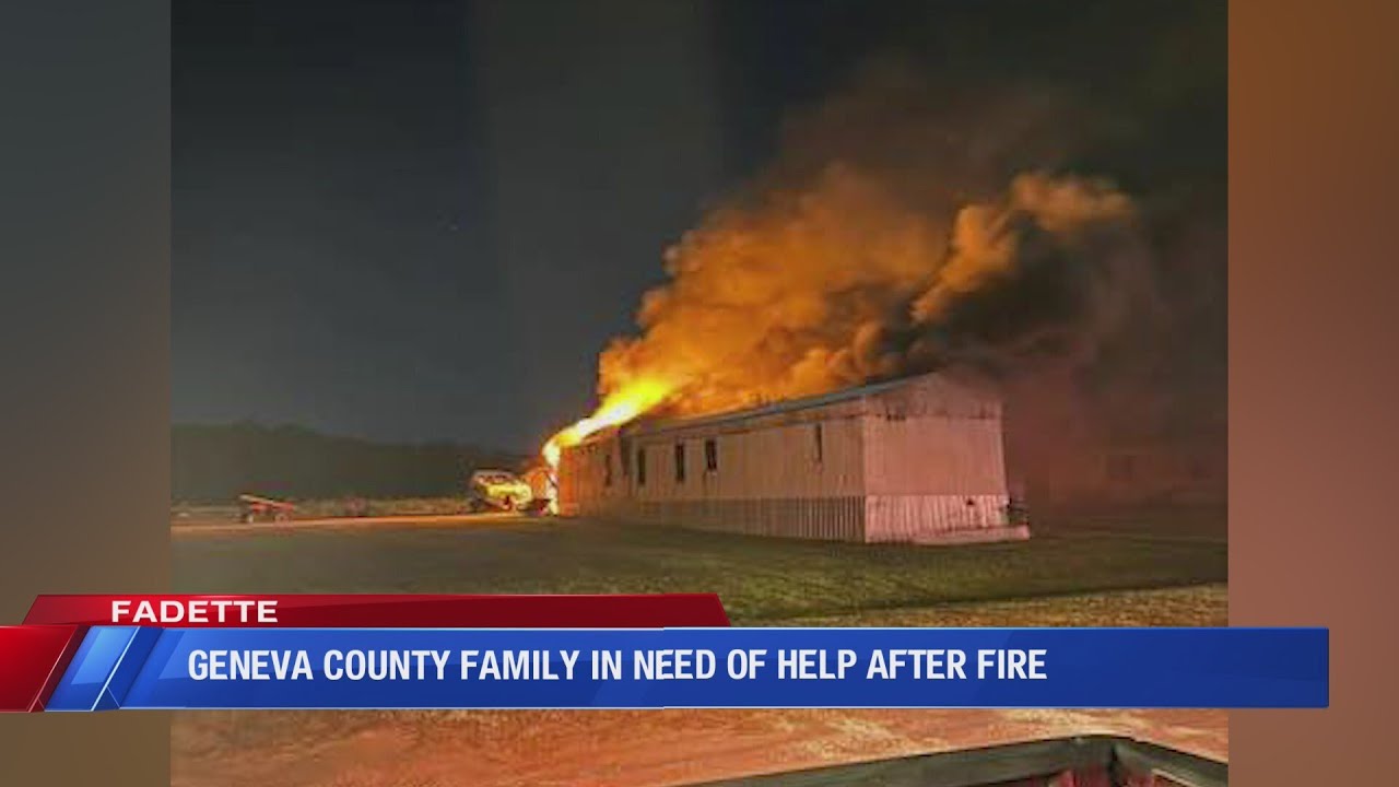 Young geneva county family in need of help after fire - YouTube