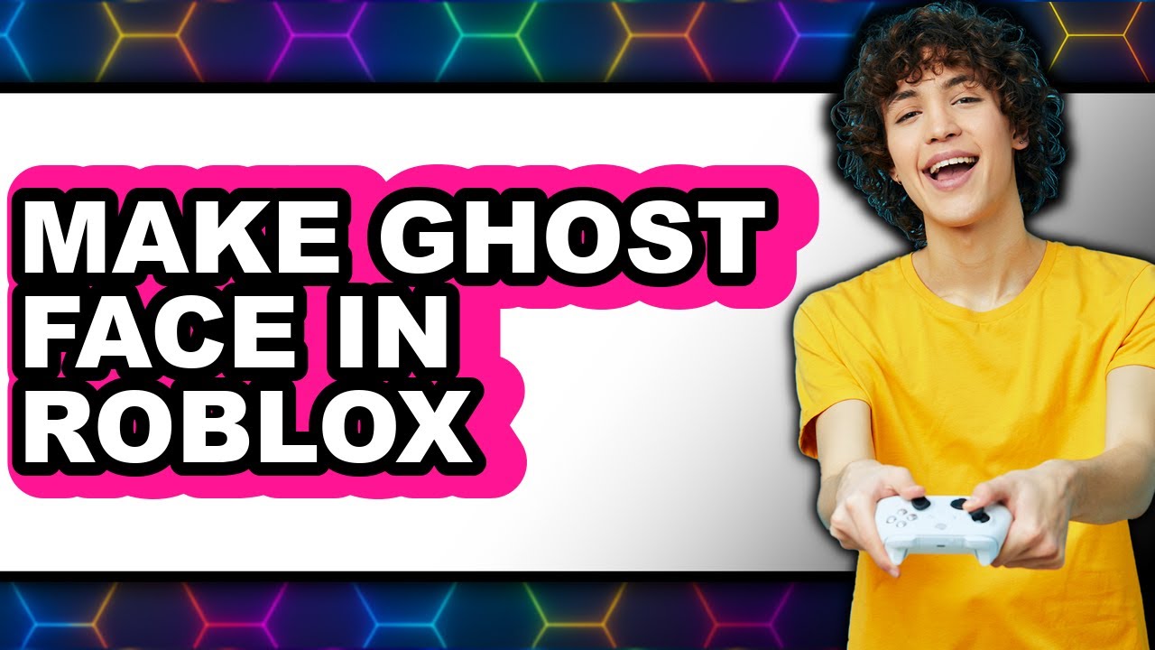 How to Make Ghost Face in Roblox (UPDATED) - YouTube