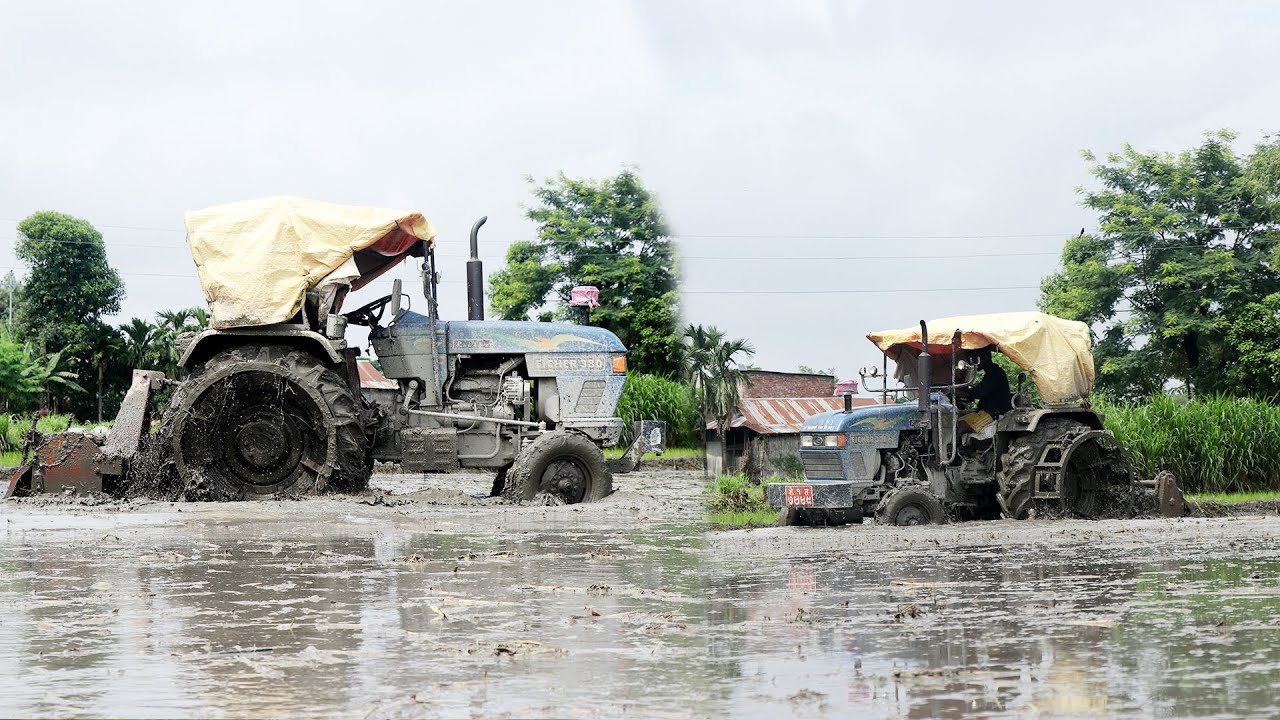 Farming Challenges: Tractors Operating in Wet Conditions\\ New Video ...