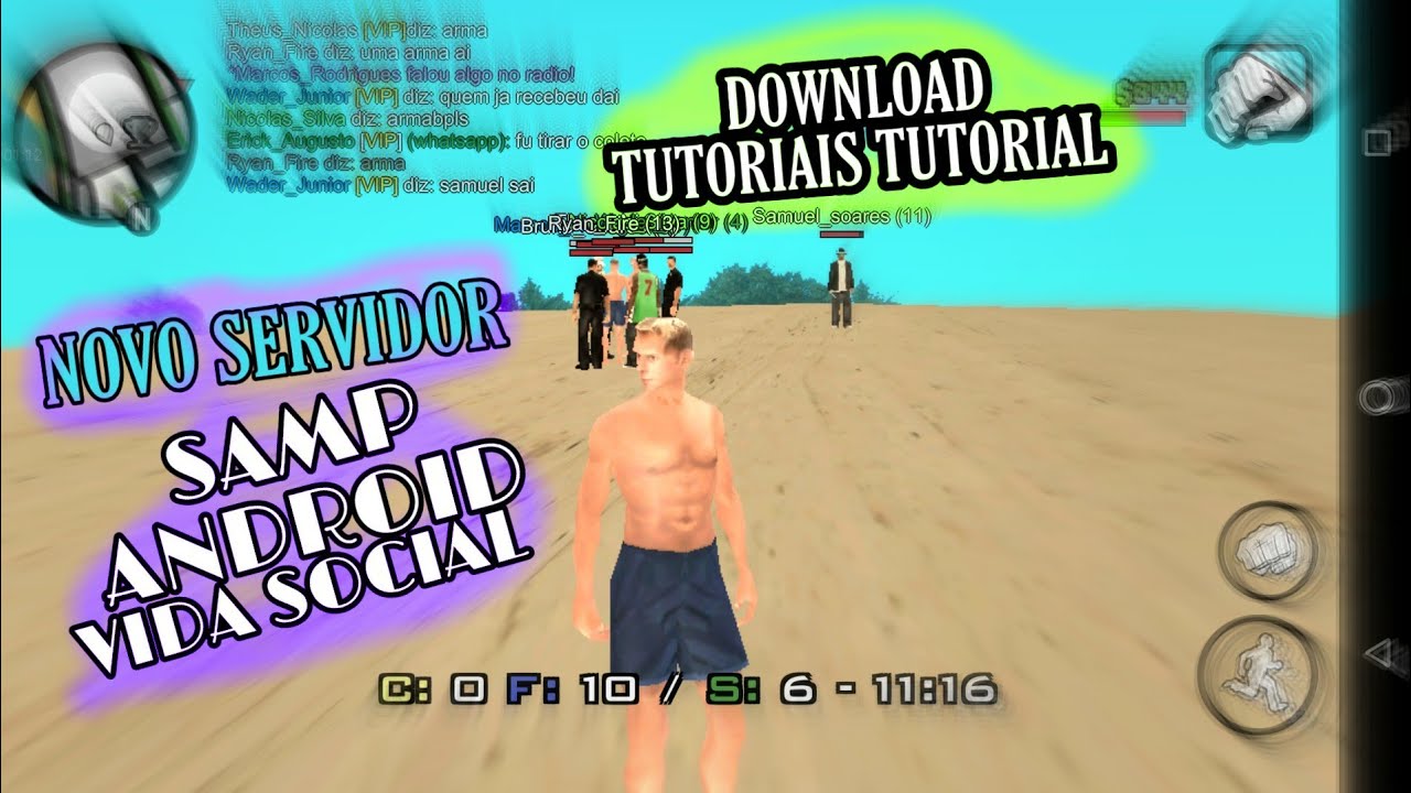 NOVO SAMP ANDROID VIDA"SOCIAL' TUTORIAL DE COMO ESTALA PRA TODAS GPU ...