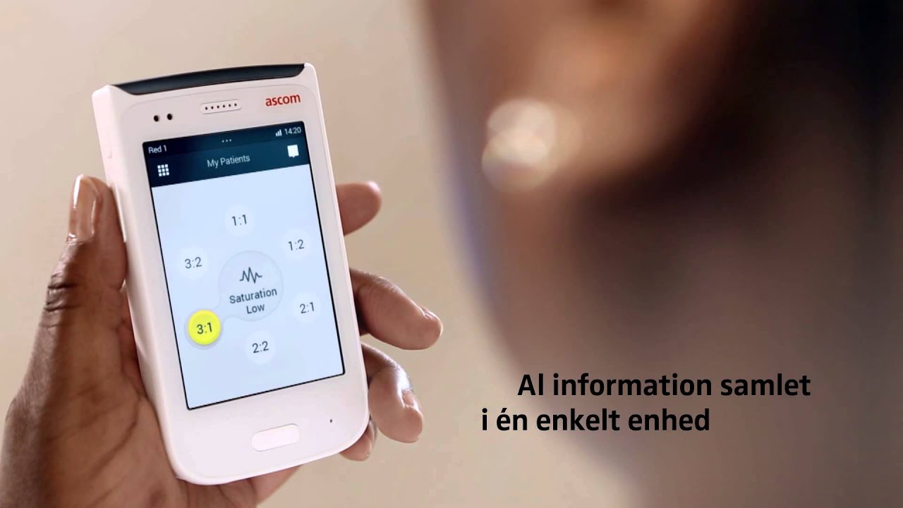Ascom Myco – en robust smartphone for sundhedsvæsenet - kortfilm (DK ...