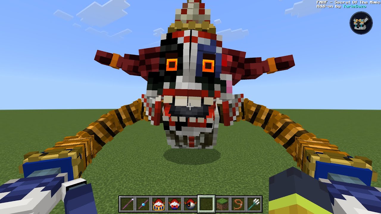 FNAF Secret of the Mimic Giant Jackie MOD in Minecraft PE - YouTube