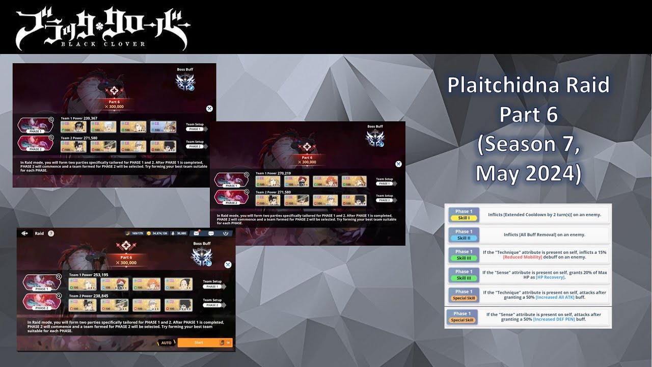 Plaitchidna Season 7 Raid Phase 1 Boss Buff Extended Cooldown 3 Runs ...