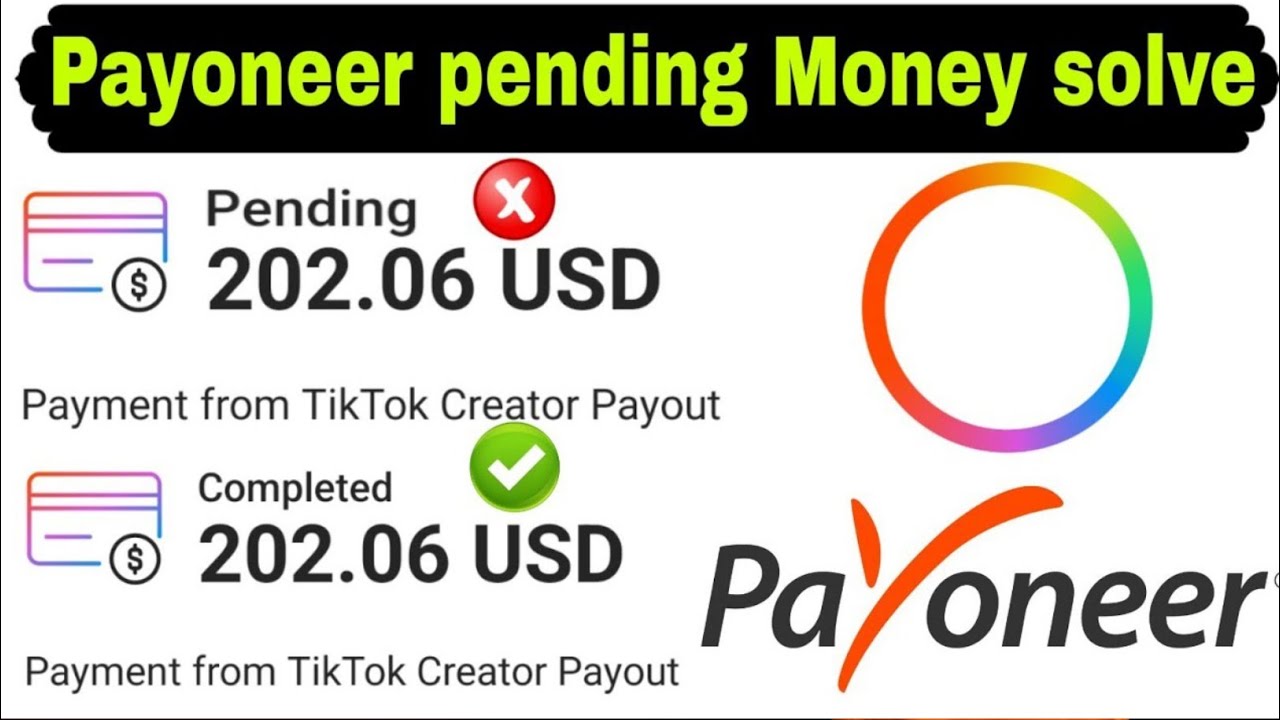 How to solve payoneer upcoming Money pending problem | payoneer pending ...